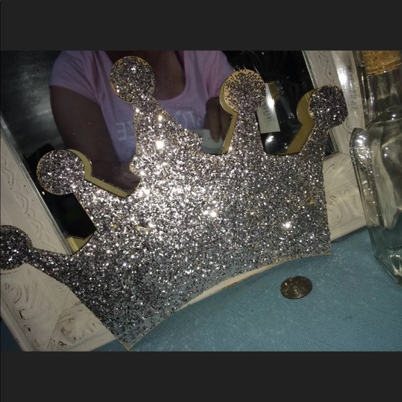 Other | Large Glitter Crown Magnet | Poshmark